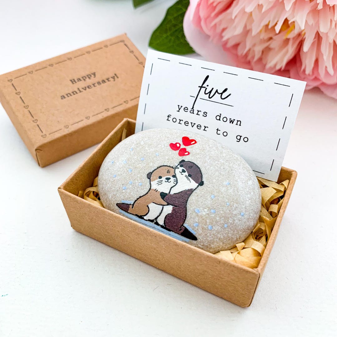 Personalized Wooden 5th Year Wedding Anniversary Gift for Husband Wife ...