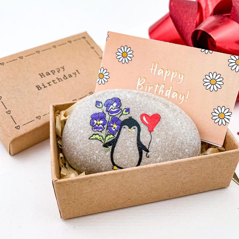 Personalized February Birth Month Flower Gift for Her Violet Birth Card ...