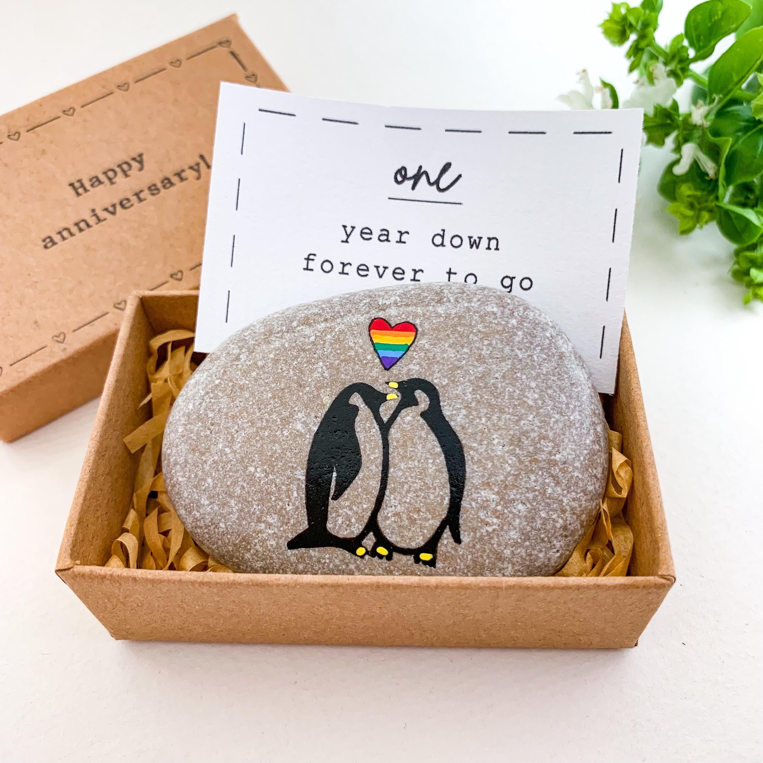 Personalized Lesbian First Anniversary Gift for Gay Couple Anniversary ...