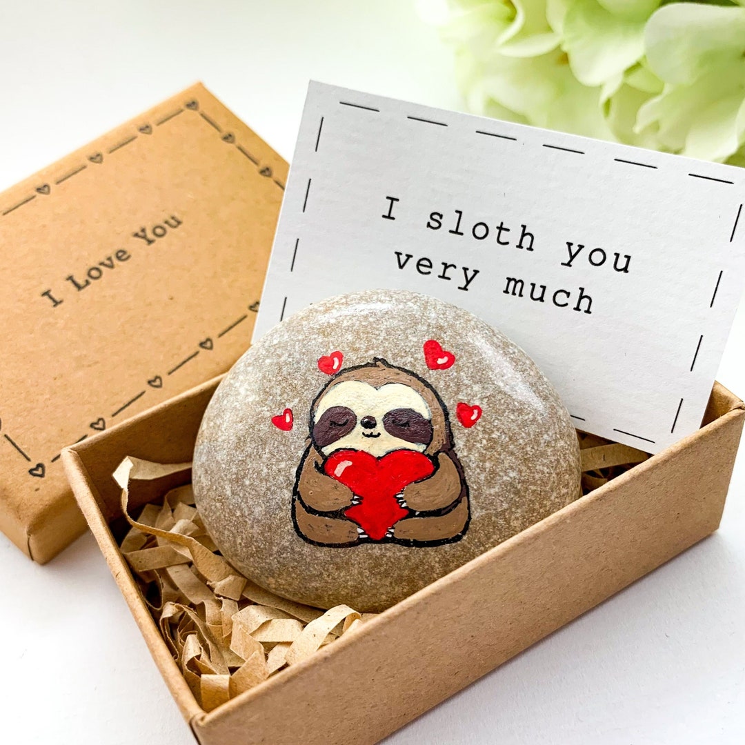 Personalized Sloth Gifts for Her Women Girlfriend Wife Cute Couple ...