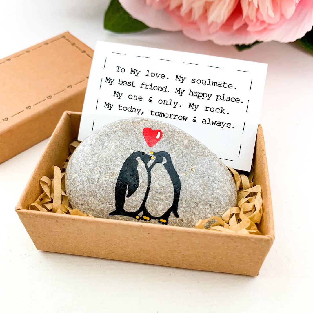 Personalized Penguin Pebble, Rock, Stone You Are My Penguin Gift for ...