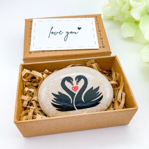 Personalized Black Swans Gift for Couple, Parents Anniversary, Swan ...