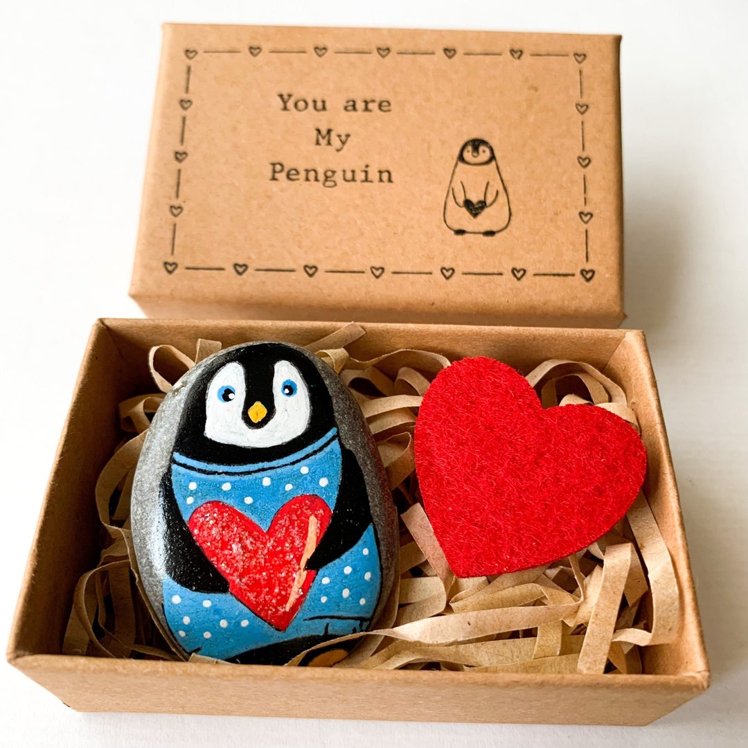 Personalized Penguin Pebble, Rock, Stone You Are My Penguin Gift for ...
