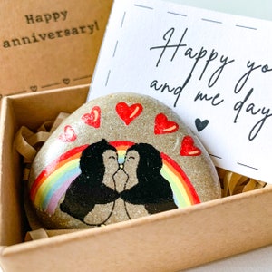 Penguin Rock lesbian Girlfriend Gift, Penguin Gifts for Gay Men ...