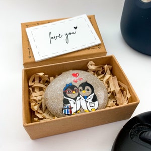 Personalized Penguin Pebble Cute Pharmacist Gift for Men Him Her, Nerd ...