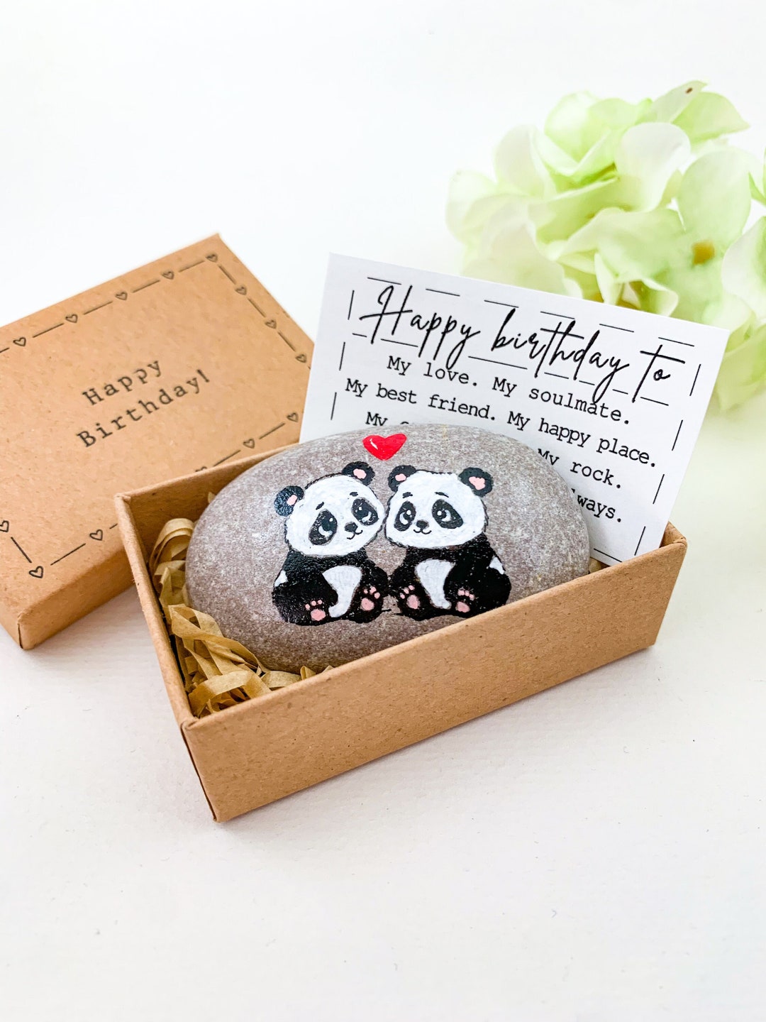 Personalized Pandas Birthday Gift for Him Boyfriend From Her Girlfriend ...