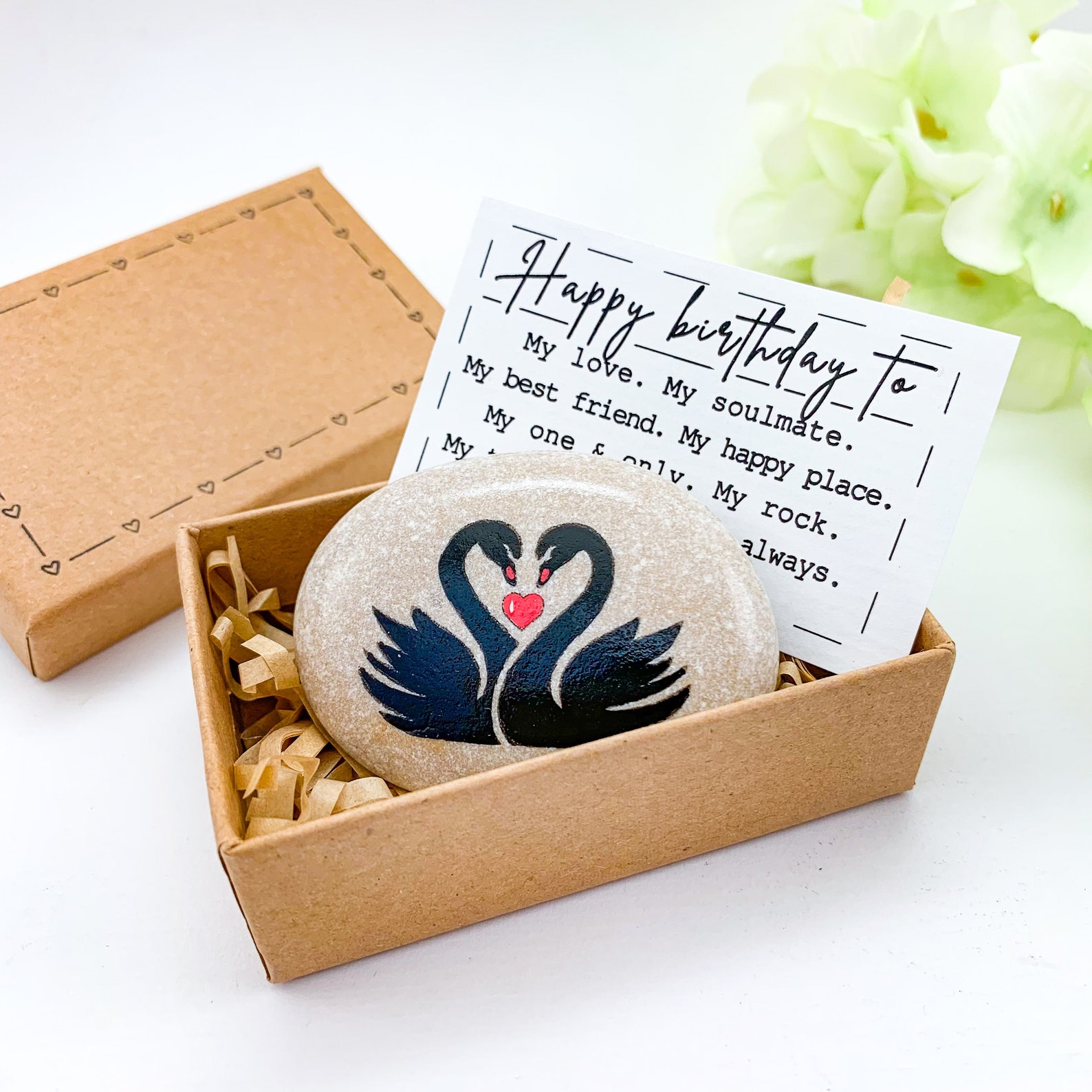 Personalized Black Swans Gift for Couple, Parents Anniversary, Swan ...