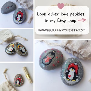 Personalized Penguin Pebble Rock Stone You Are My Penguin - Etsy