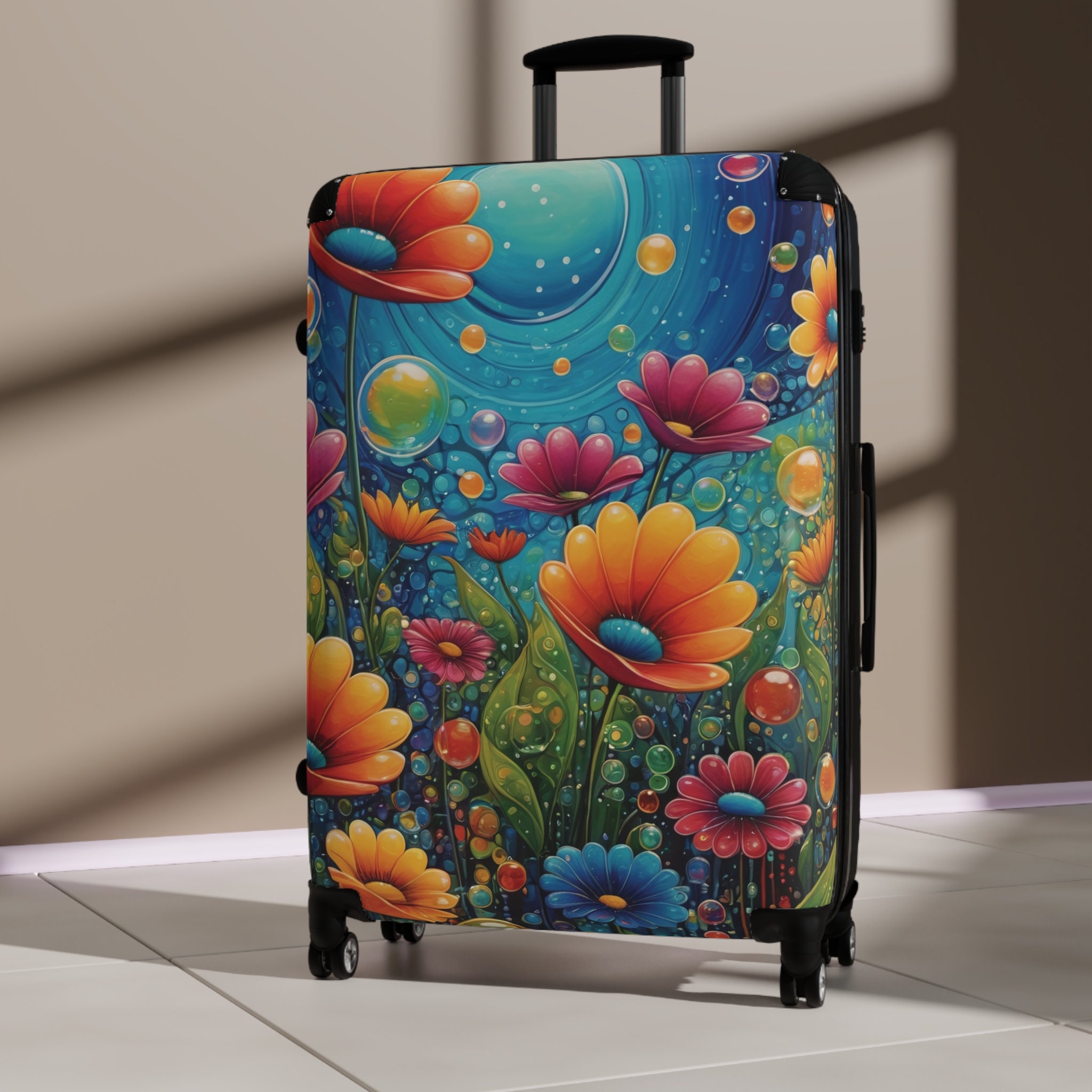 Suitcase Art and Fashion Fun and Unique Travel Bag Spacious Interior ...