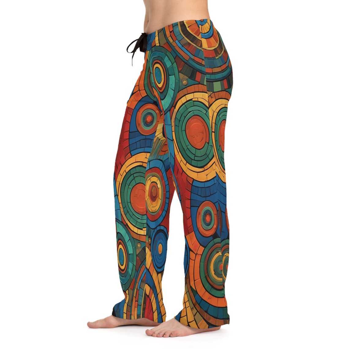 Women's Pajama Pants - Colorful Abstract Patterned Comfortable Pyjamas ...