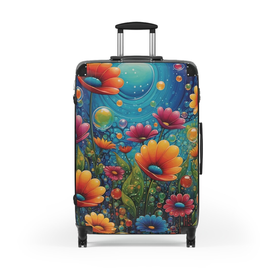 Suitcase - Art and Fashion - Fun and Unique Travel Bag - Spacious ...