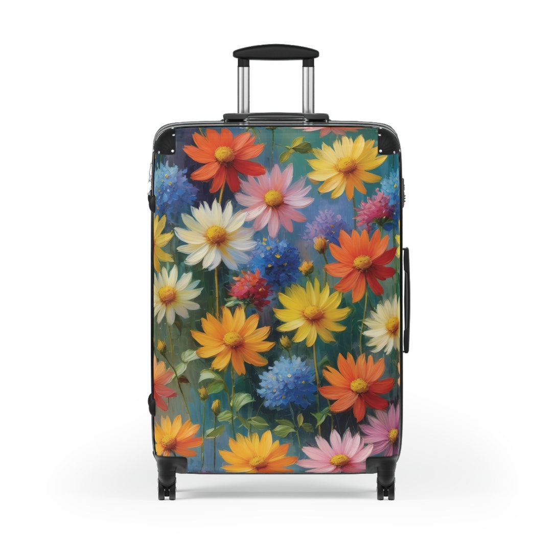 Suitcase Art and Fashion Fun and Unique Travel Bag Spacious Interior ...