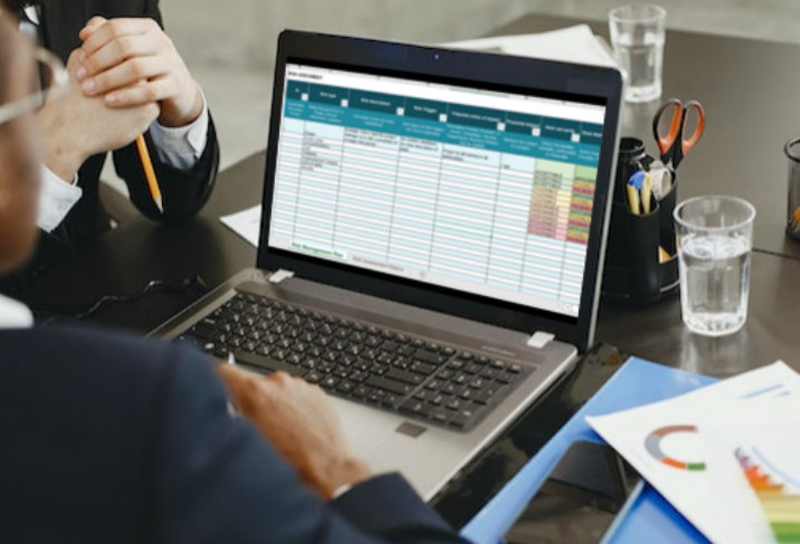 EDITABLE RISK Management Template | Risk Analysis | Project Management ...