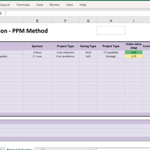 Project Prioritization Matrix for Portfolio Management - Easy to Use ...