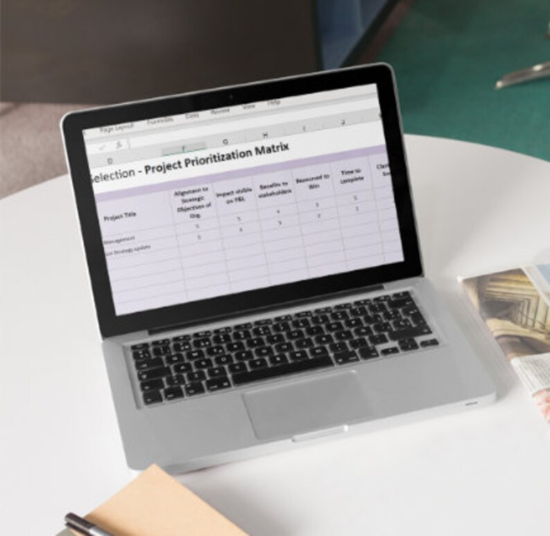 Project Prioritization Matrix for Portfolio Management - Easy to Use ...