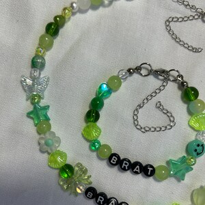 Brat Inspired Bracelets & Necklace - Etsy