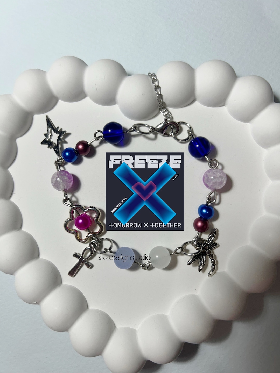 TXT Inspired Bracelet, Jewelry Bracelet, Vintage Coquette Design ...