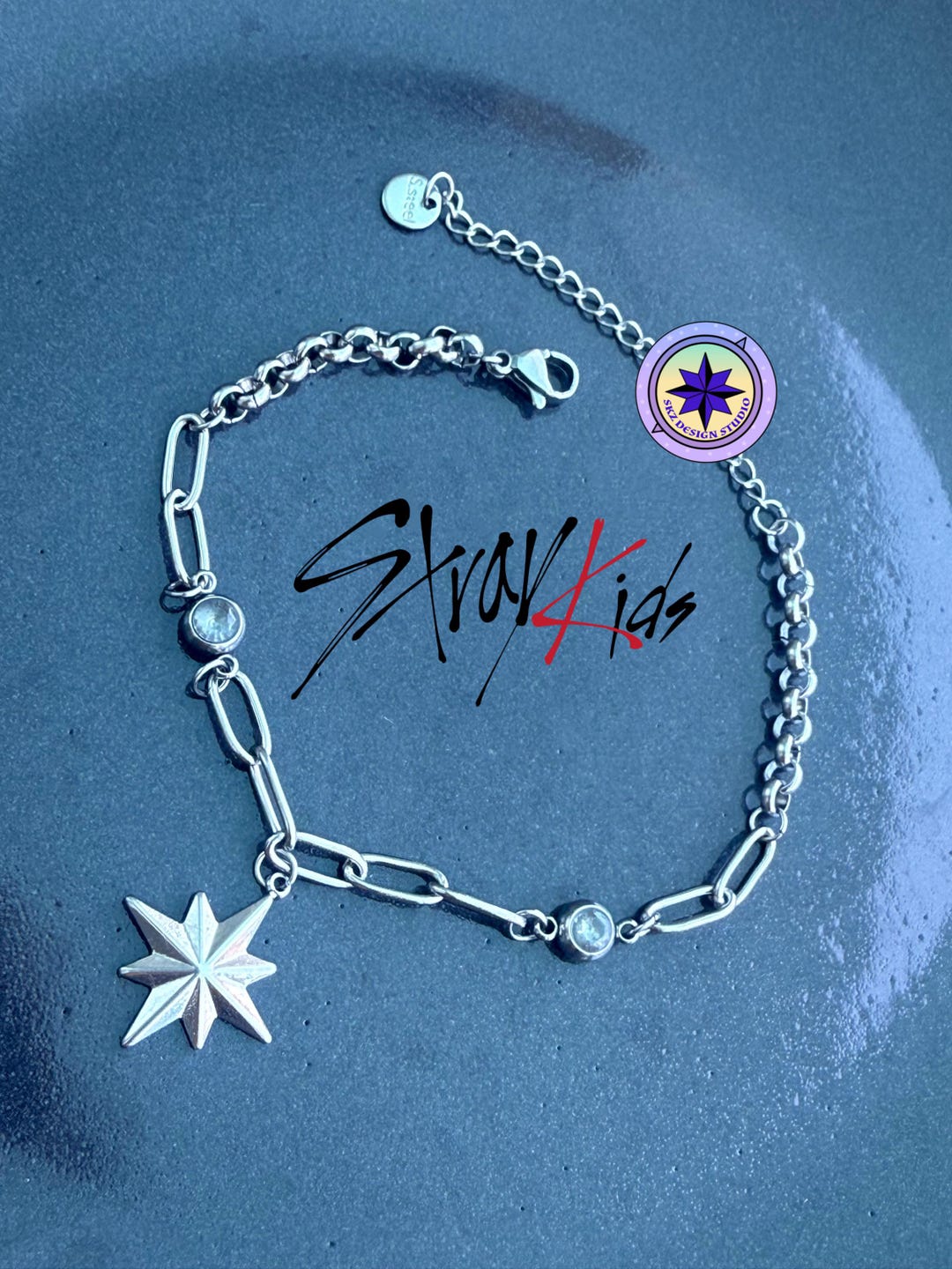Stray Kids Inspired Stainless Steel Bracelet, Stray Kids Merch, Skz ...