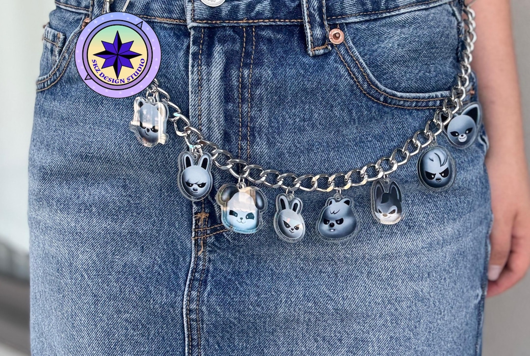 Stray Kids Evil Skzoo Pant Chains, Stray Kids Merch, Stray Kids Jewelry ...