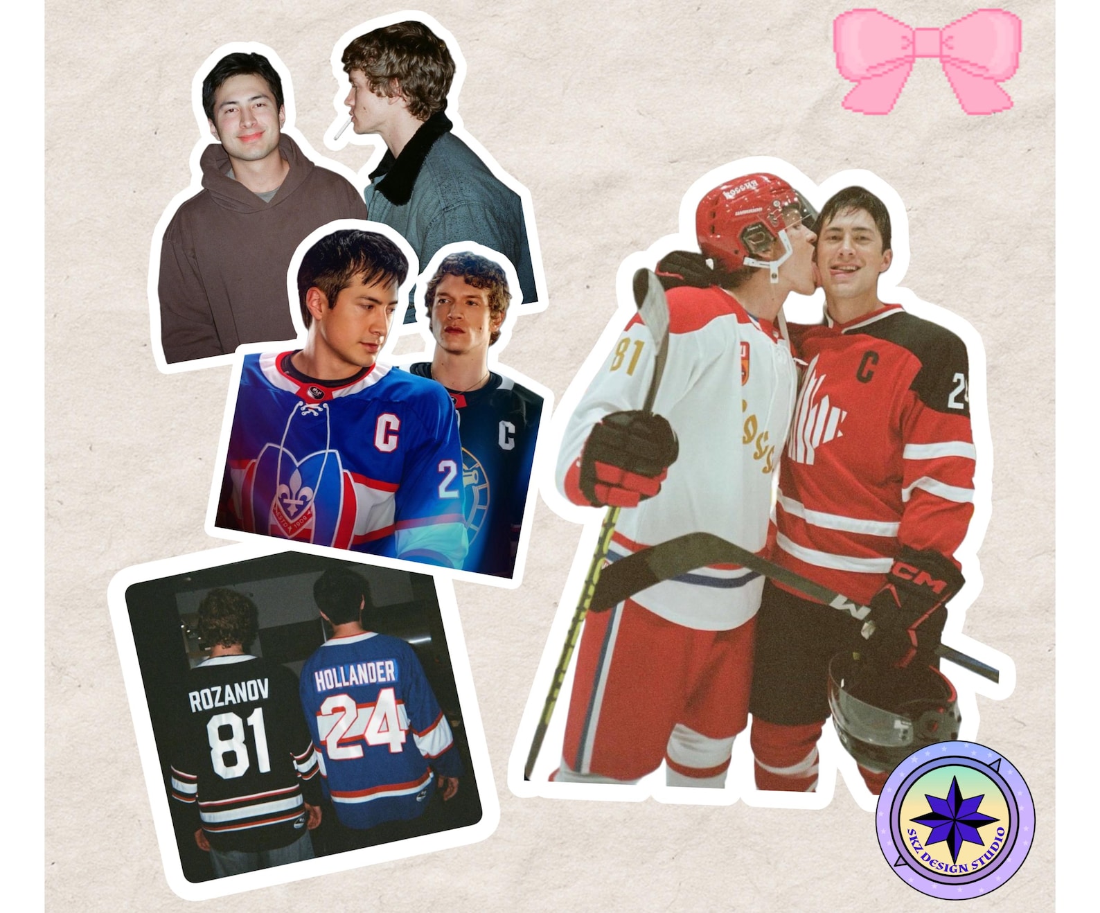 Heated Rivalry Couple Sticker Packs, Shane Hollander and Ilya Razanov ...