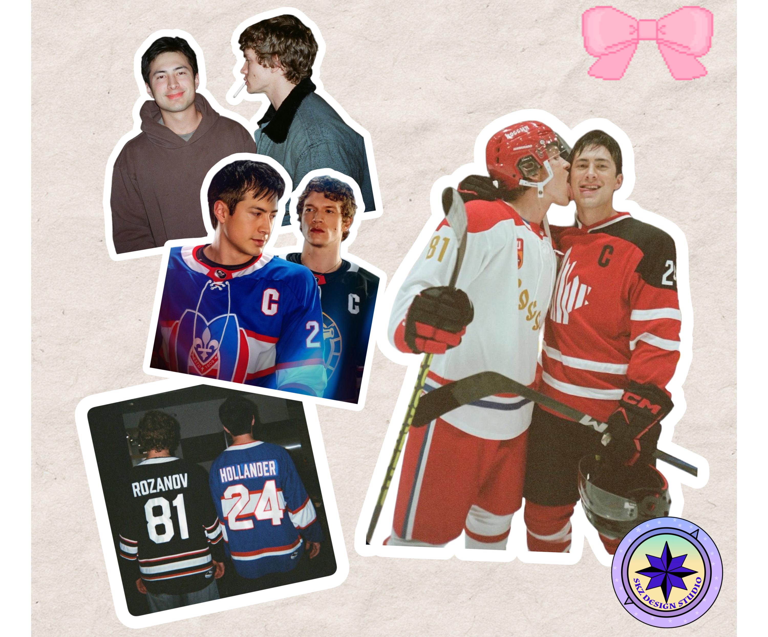 Heated Rivalry Couple Sticker Packs, Shane Hollander and Ilya Razanov ...