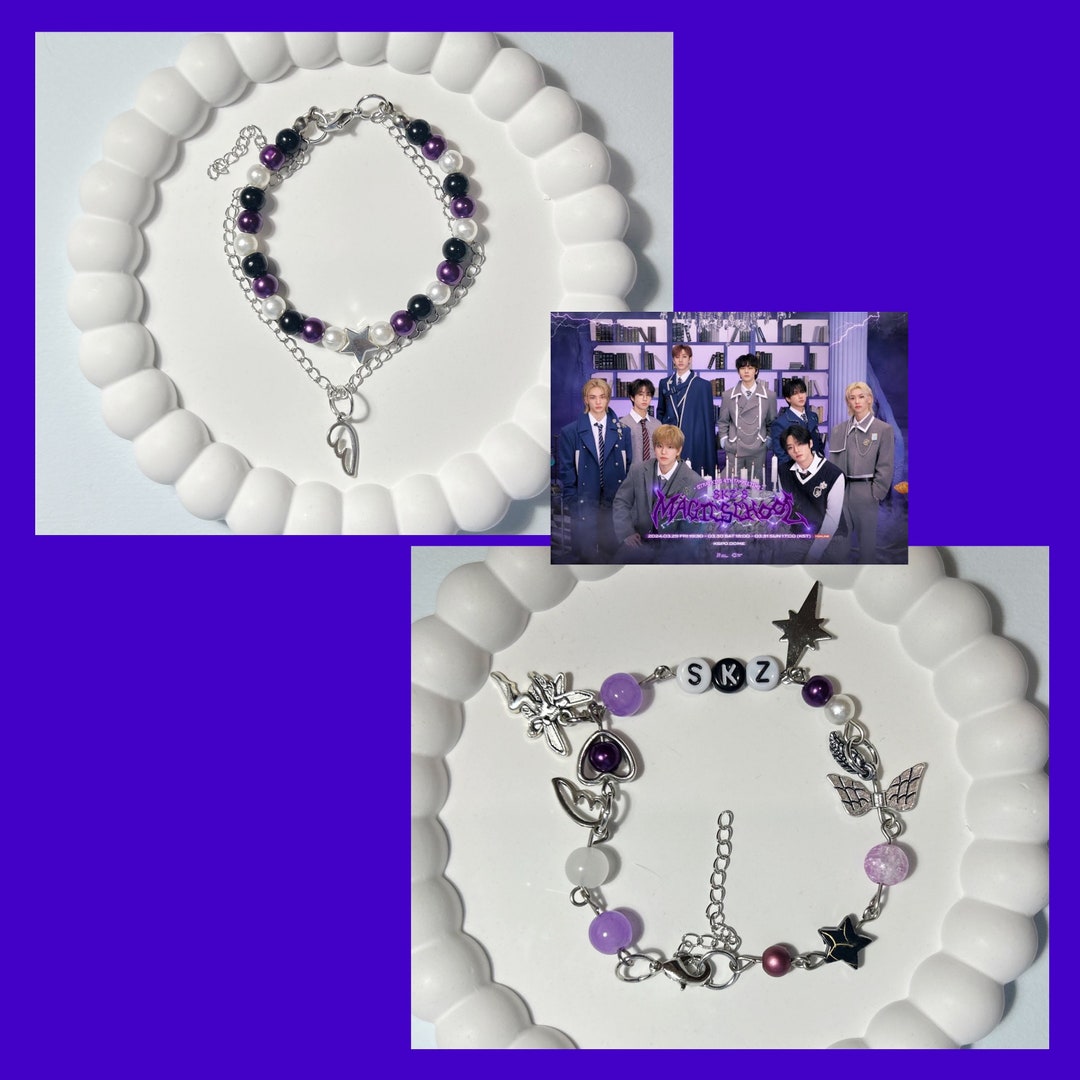 Stray Kids Magic School Inspired Matching Bracelet, Stray Kids Jewelry ...