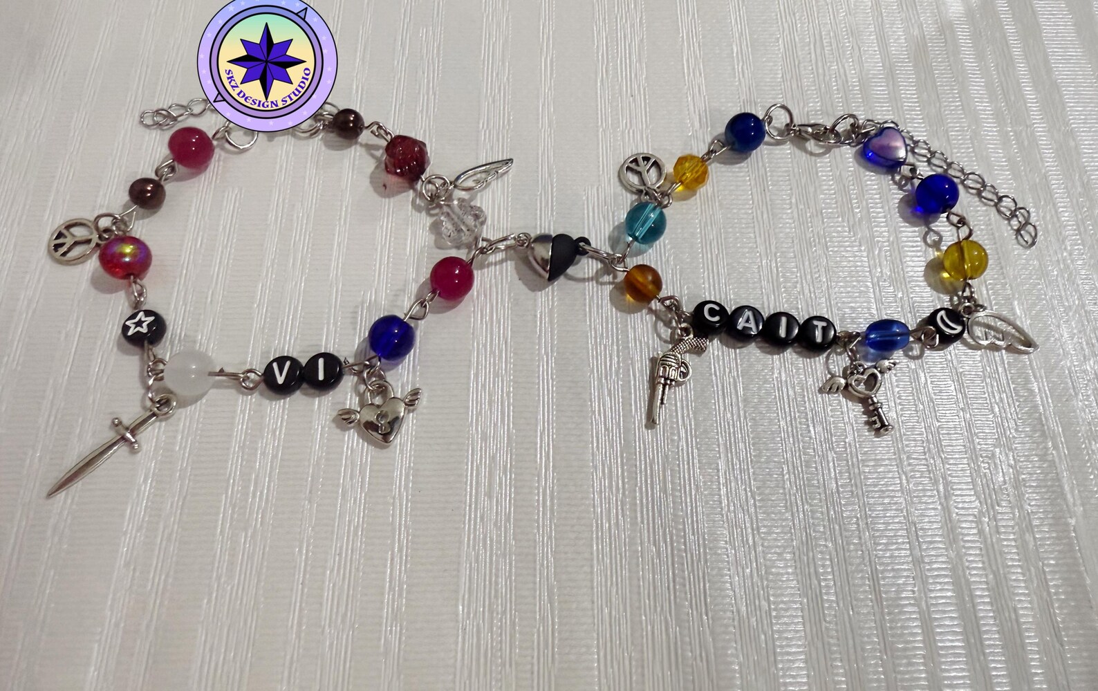 Caitvi Inspired Couple Bracelet, Caitlyn and Vi Jewelry, Matching ...