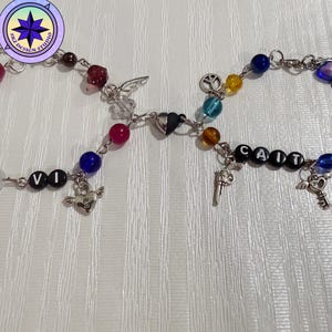 Caitvi Inspired Couple Bracelet, Caitlyn and Vi Jewelry, Matching ...