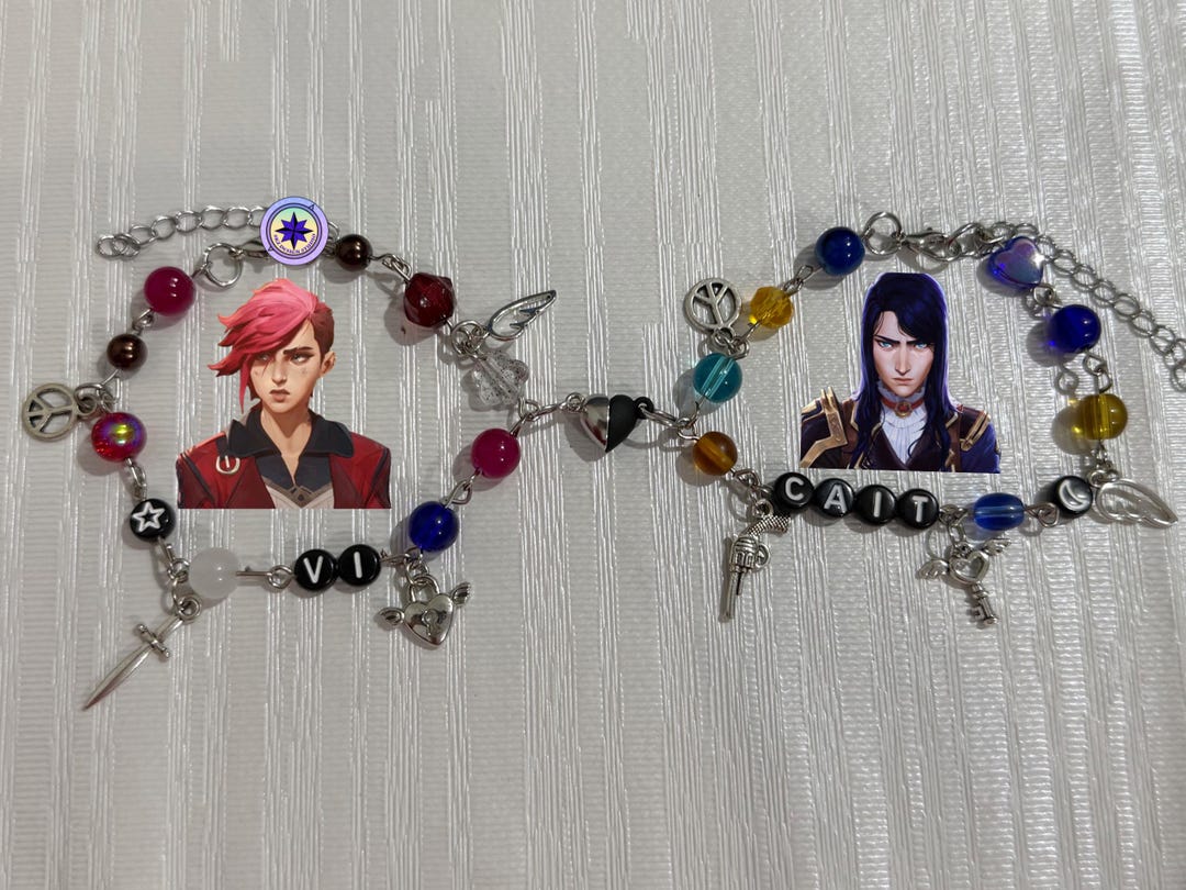 Caitvi Inspired Couple Bracelet, Caitlyn and Vi Jewelry, Matching ...