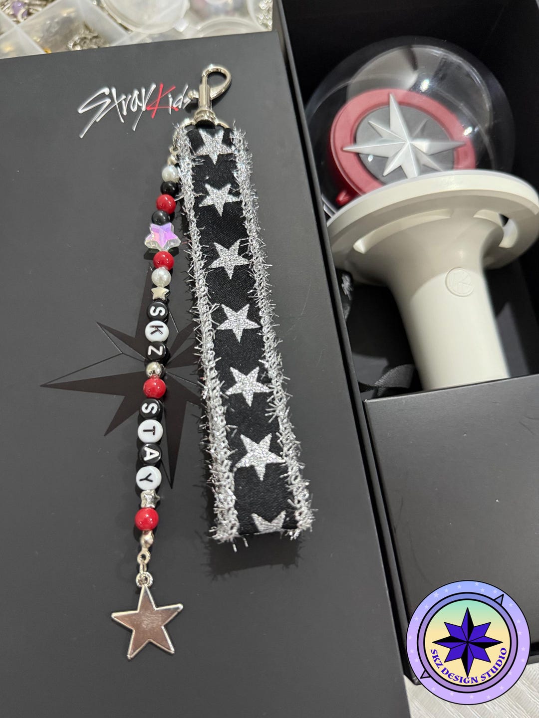 Stray Kids Nachimbong Keychain, Skz Lightstick Tassel , Stray Kids ...