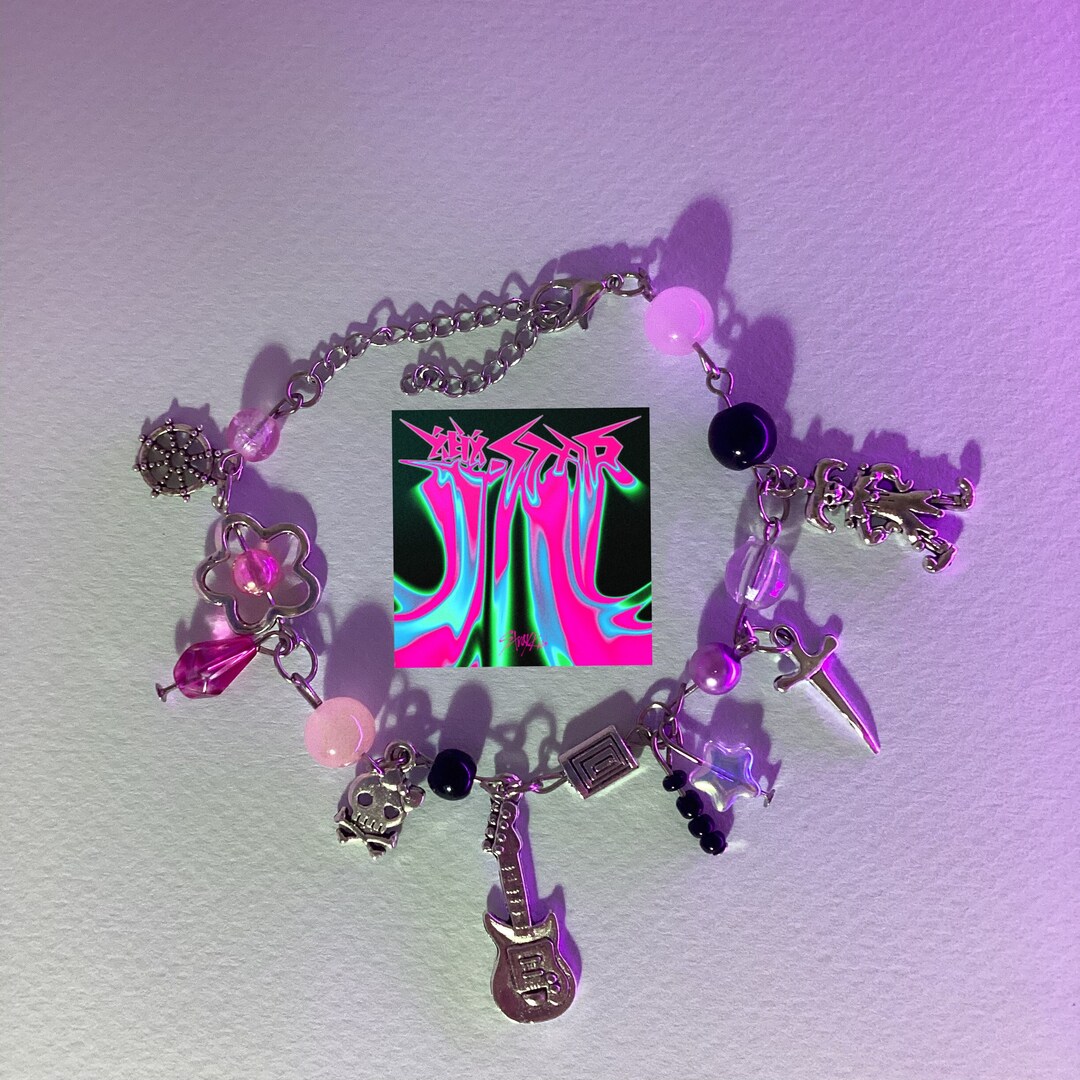 Stray Kids Rockstar Inspired Bracelet, Stray Kids Merch, Stray Kids ...