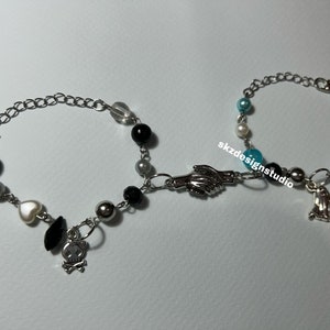 Corpse Bride Inspired Matching Bracelets Victor and Emily , Matching ...