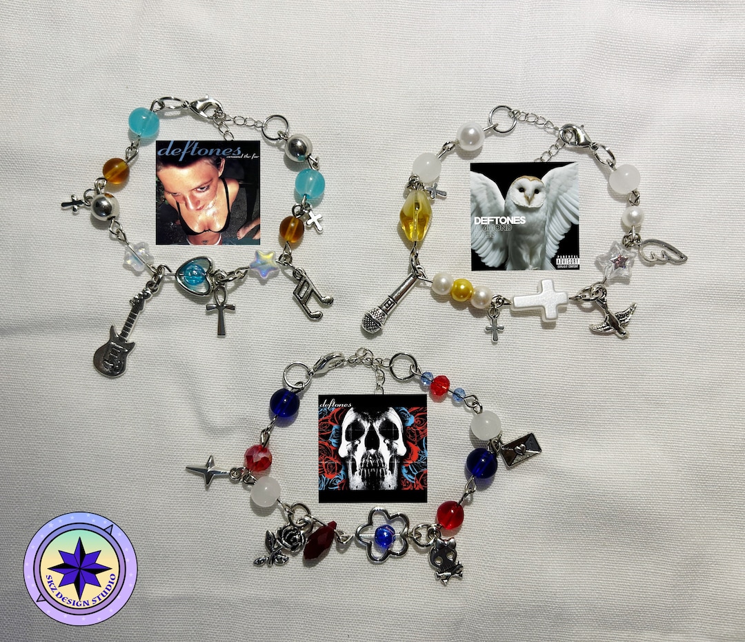 Deftones Inspired Bracelets, Couple Bracelets,gift for Her,gift for Him ...