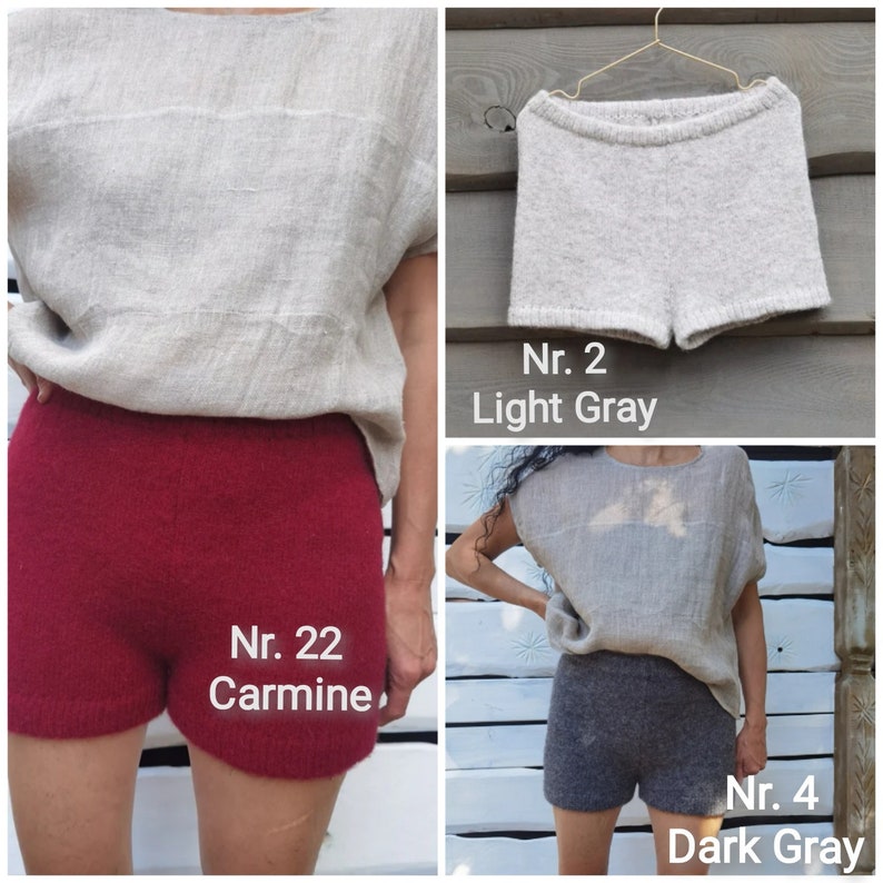 Wool Shorts | Handmade | Pure Organic Wool - Etsy