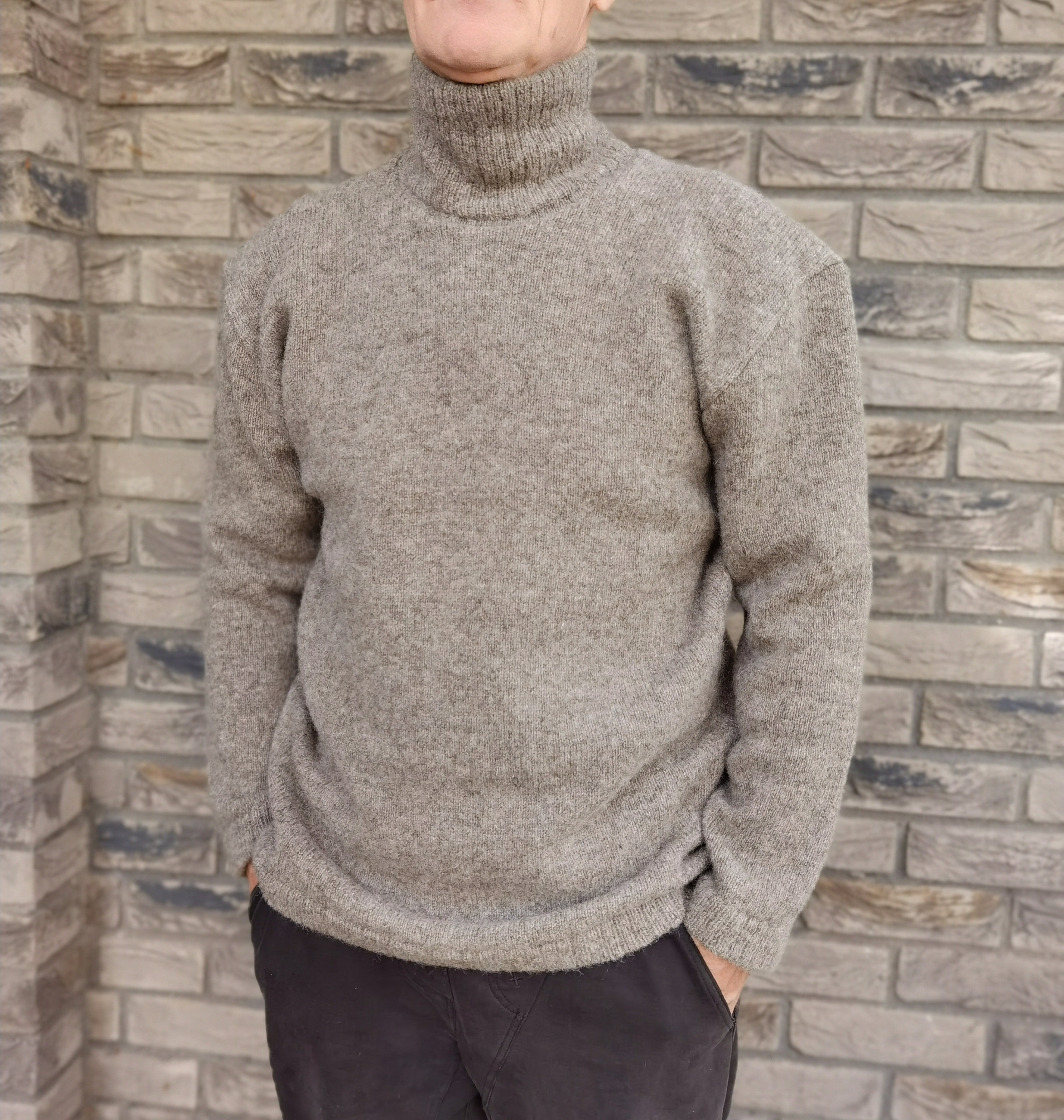 Wool Sweater Handmade Pure Organic Wool Winter Clothes - Etsy