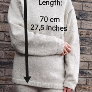 Wool Sweater | Handmade | Pure Organic Wool | Winter Clothes - Etsy