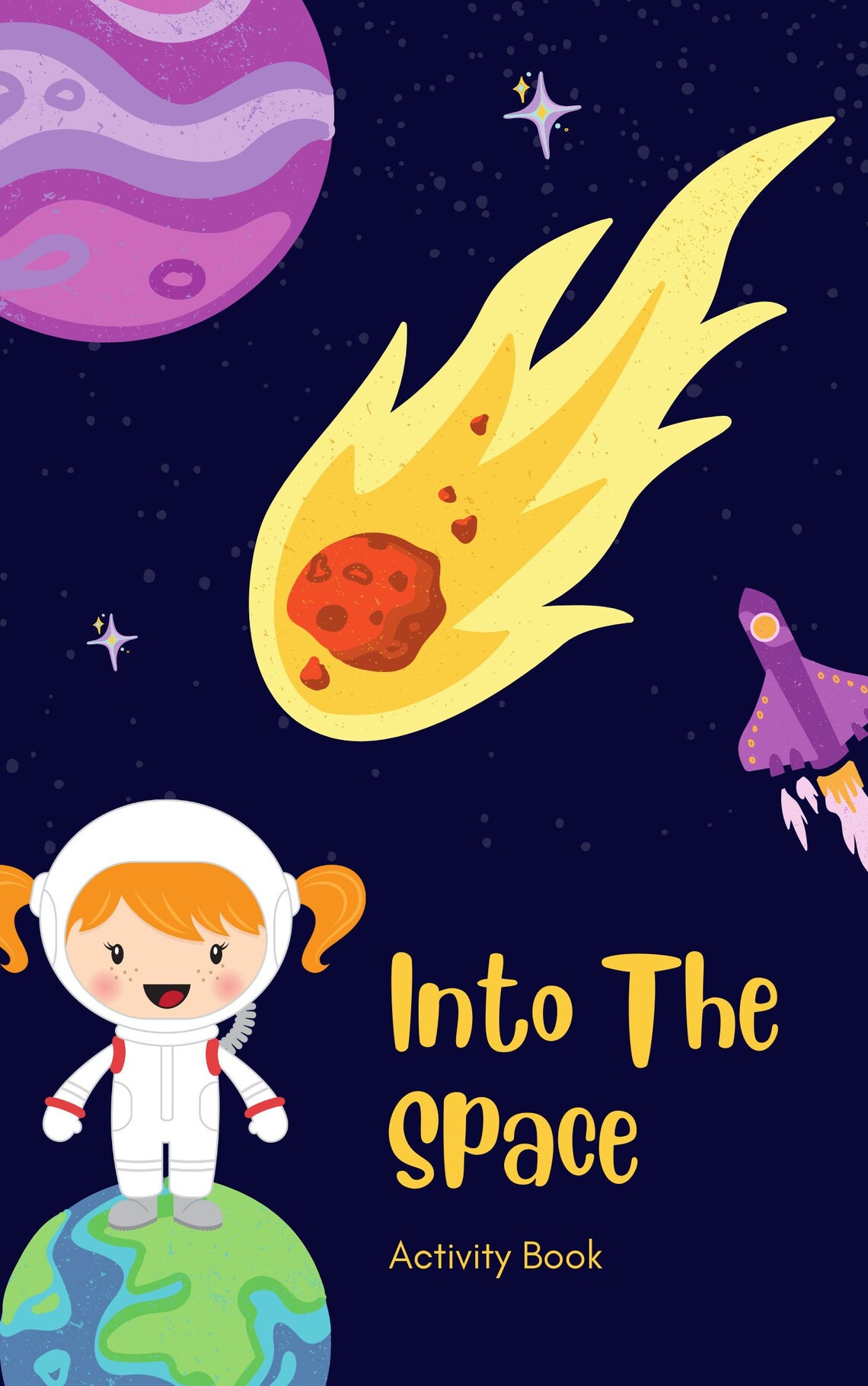 Into the Space Activity Book - Etsy