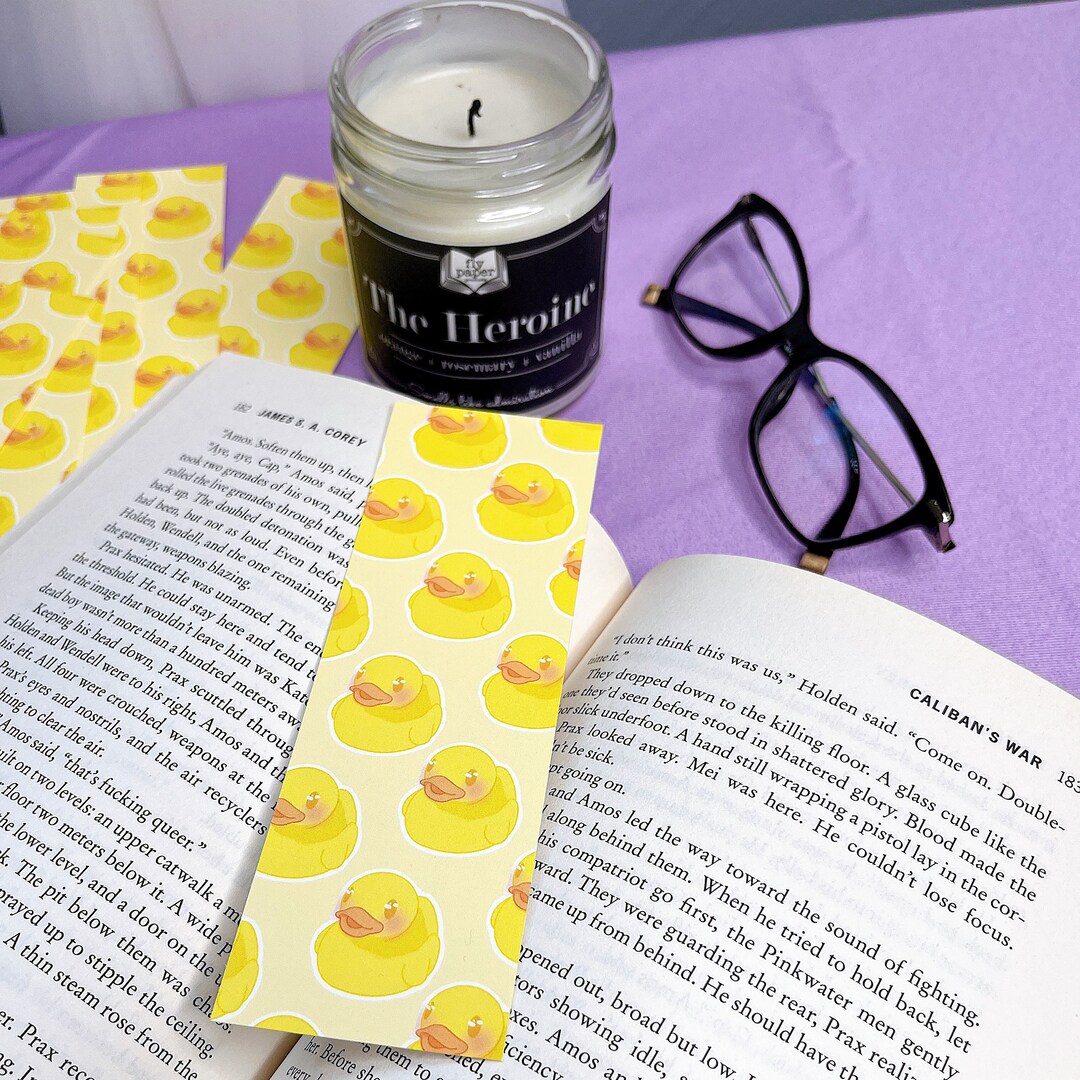 Rubber Ducky Bookmarks | Glossy Finish, Ducks, Bubble Bath, Bath Time ...