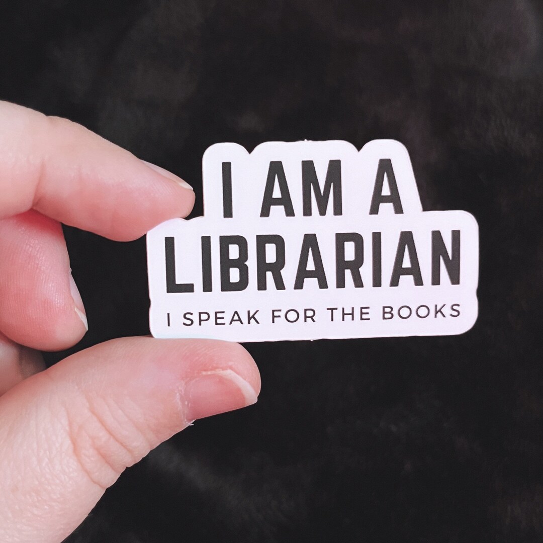 Proud Librarian Vinyl Die-cut Sticker | Gift Idea for Readers ...