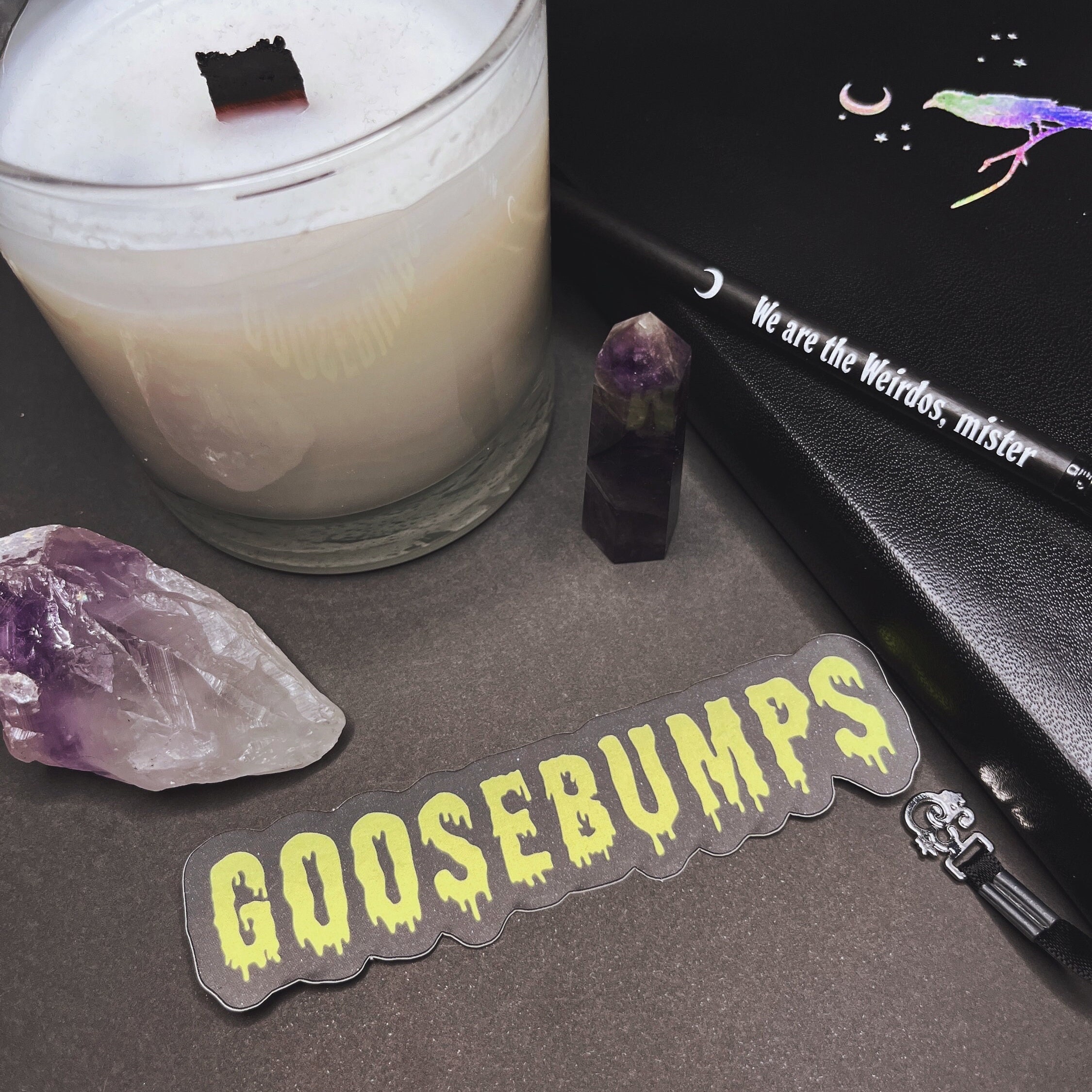 Goosebumps Vinyl Die-cut Matte Holographic Sticker - Etsy