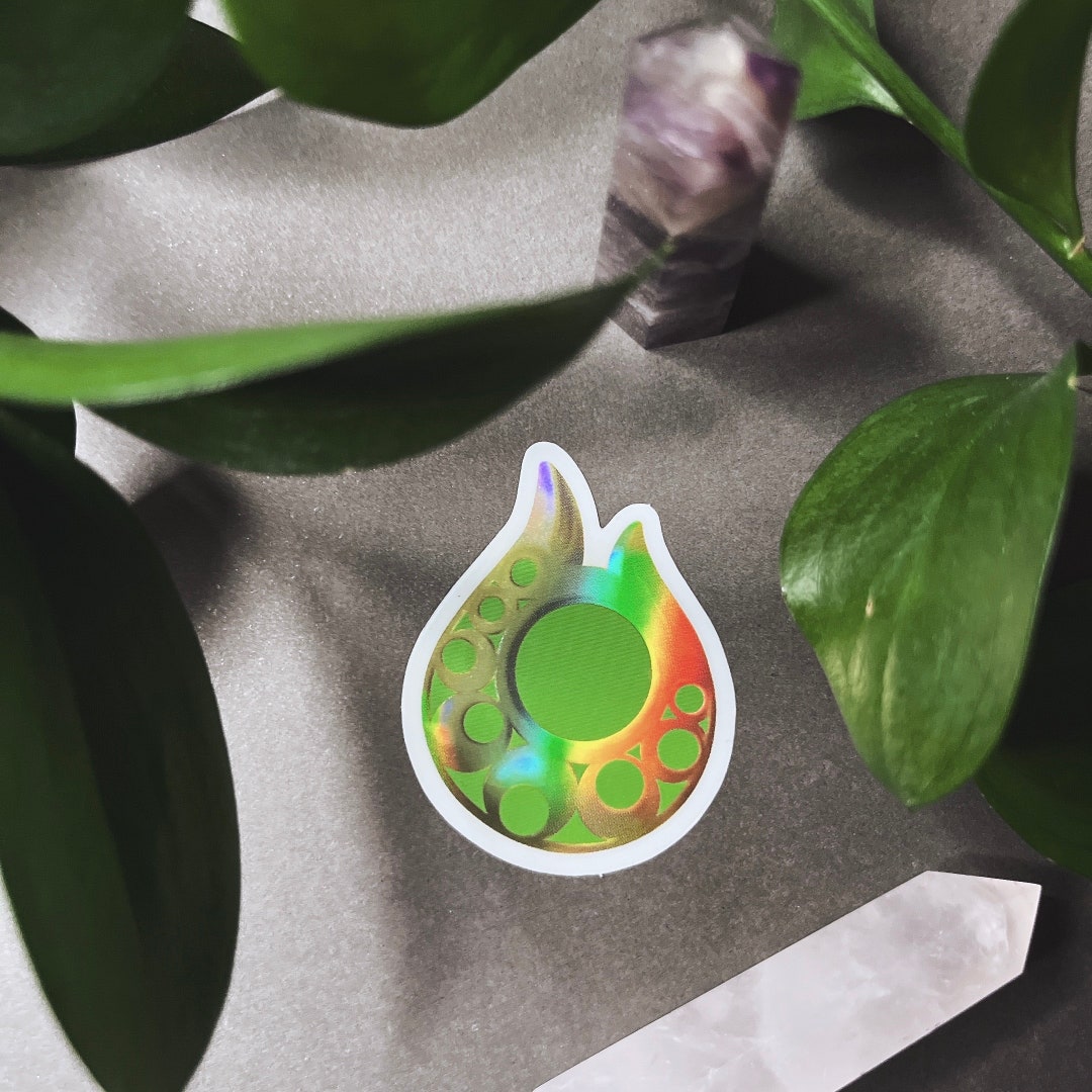 Zelda Stamina Vessel Vinyl Die-cut Holographic Sticker | Breath of the ...