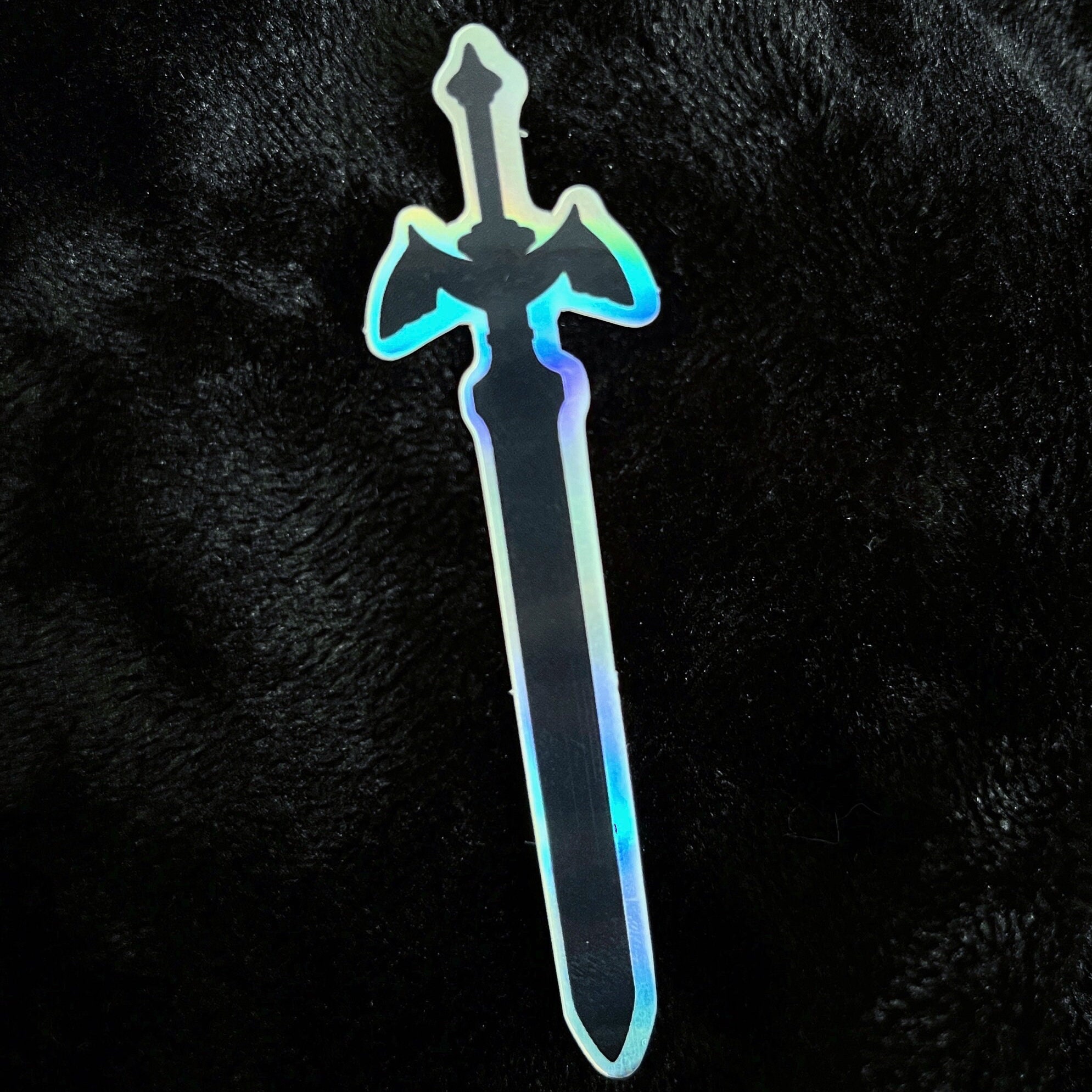Zelda Master Sword Vinyl Die-cut Holographic Sticker | Breath of the ...