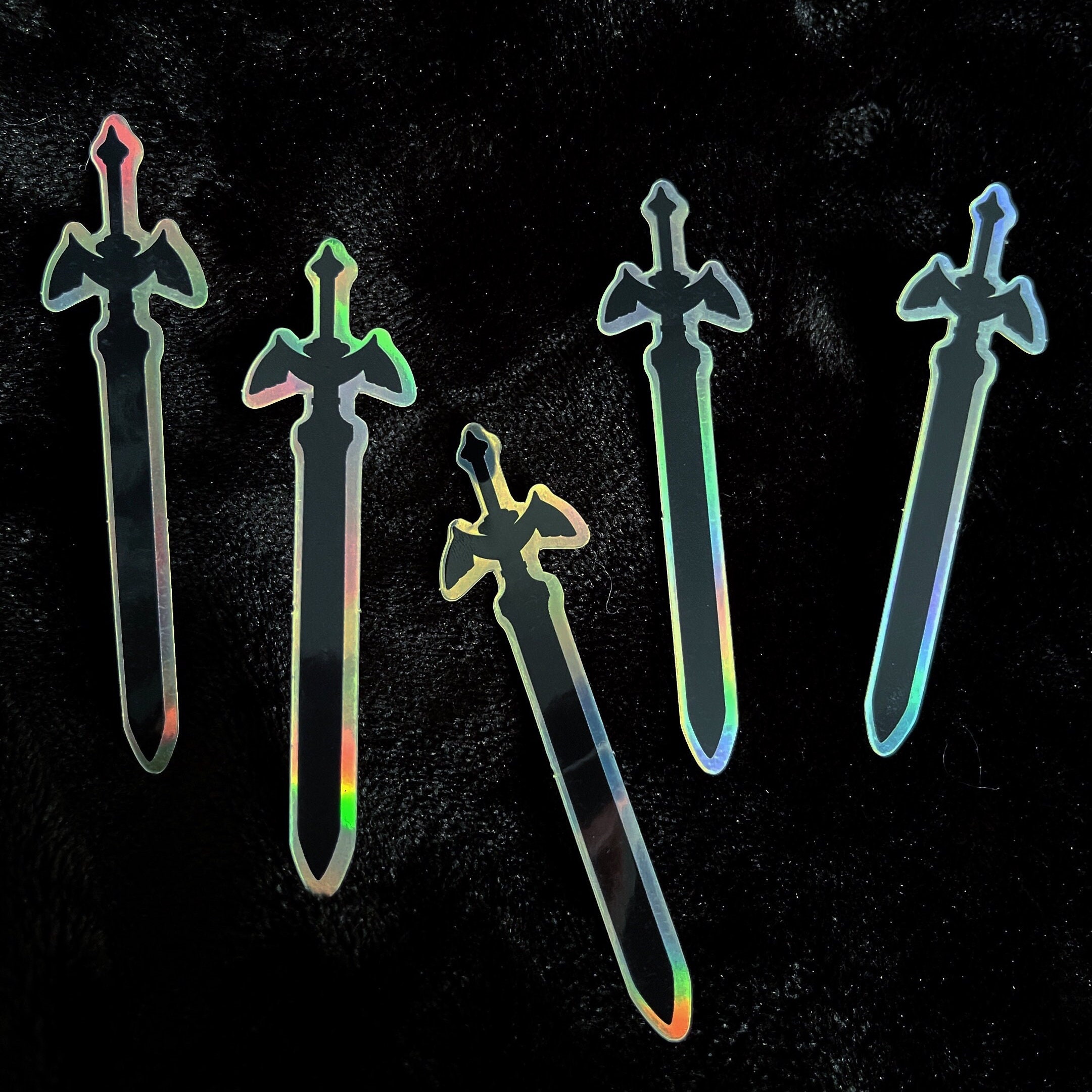 Zelda Master Sword Vinyl Die-cut Holographic Sticker | Breath of the ...