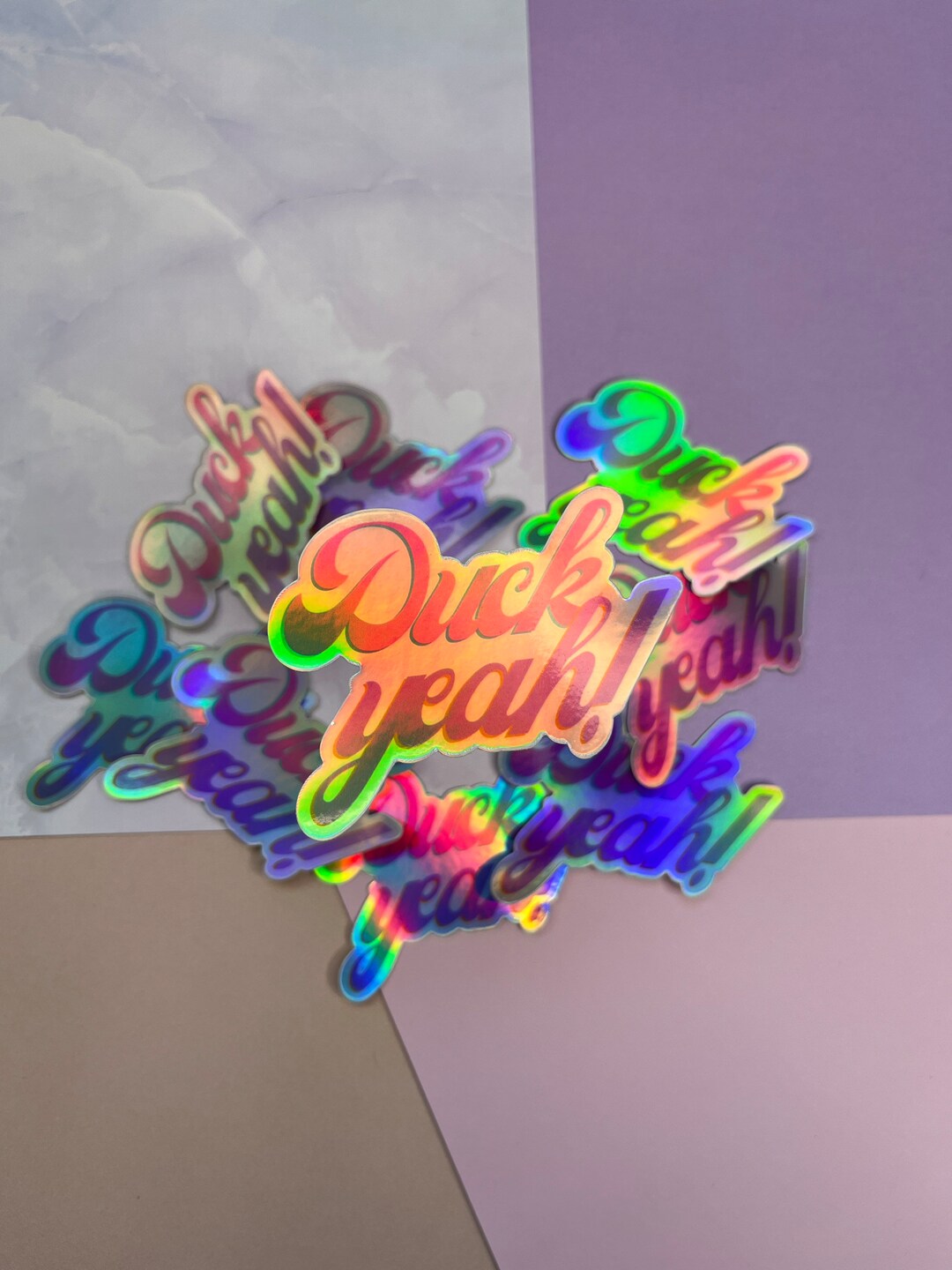 Duck Yeah Die-cut Vinyl Sticker Funny Typo, Iphone, Android, Texting - Etsy