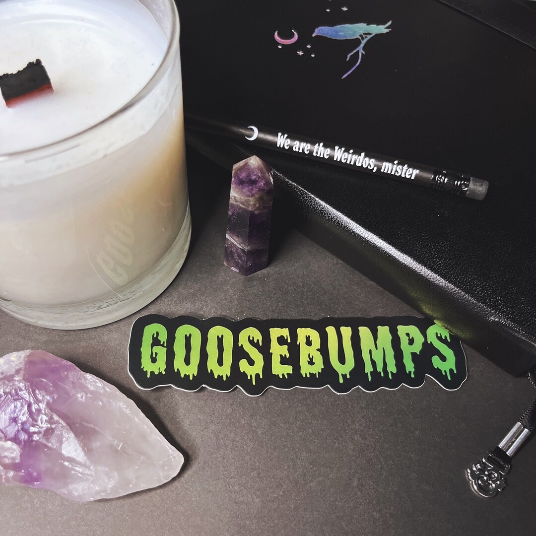 Goosebumps Vinyl Die-cut Matte Holographic Sticker - Etsy