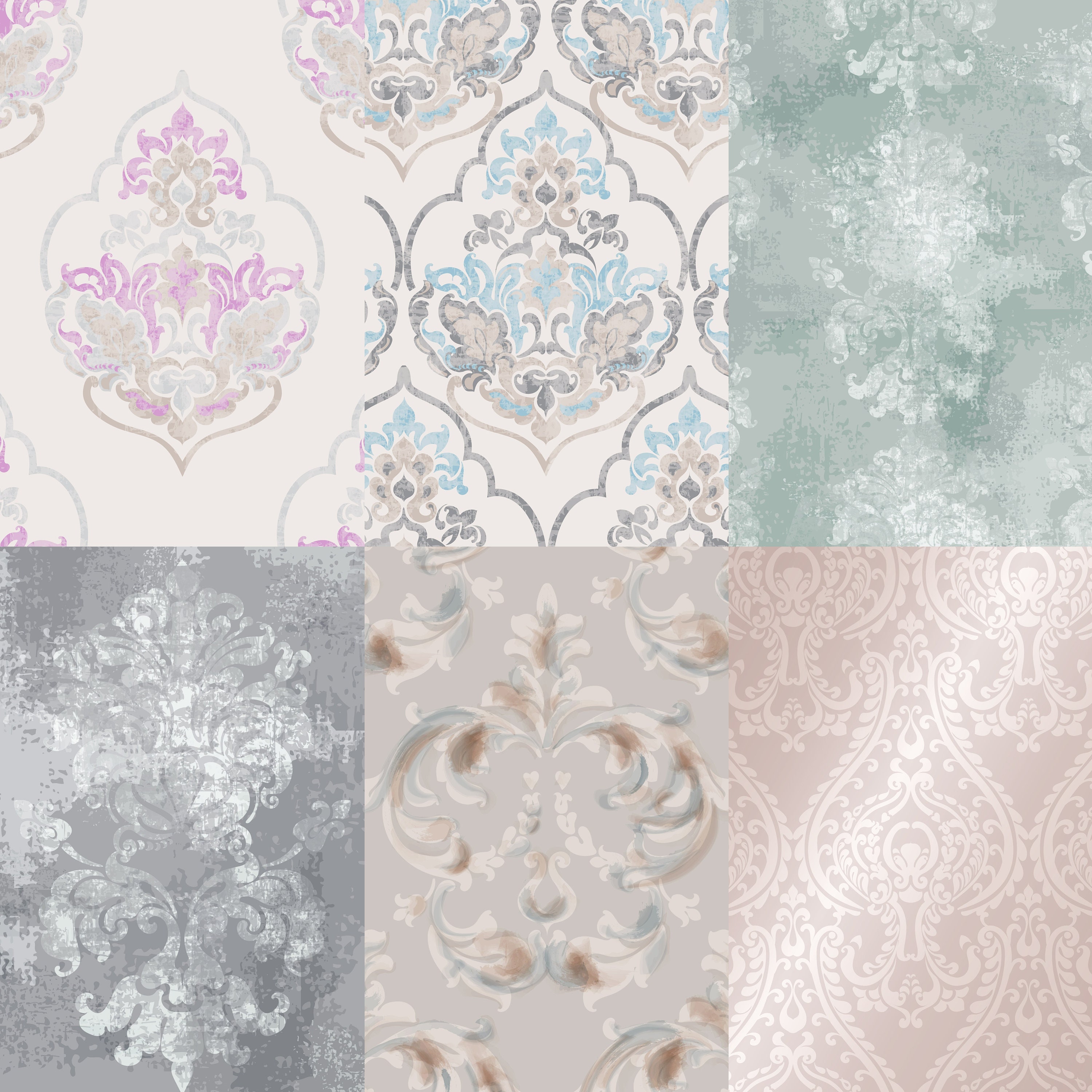 120 Printable Digital Rococo Patterns - Etsy