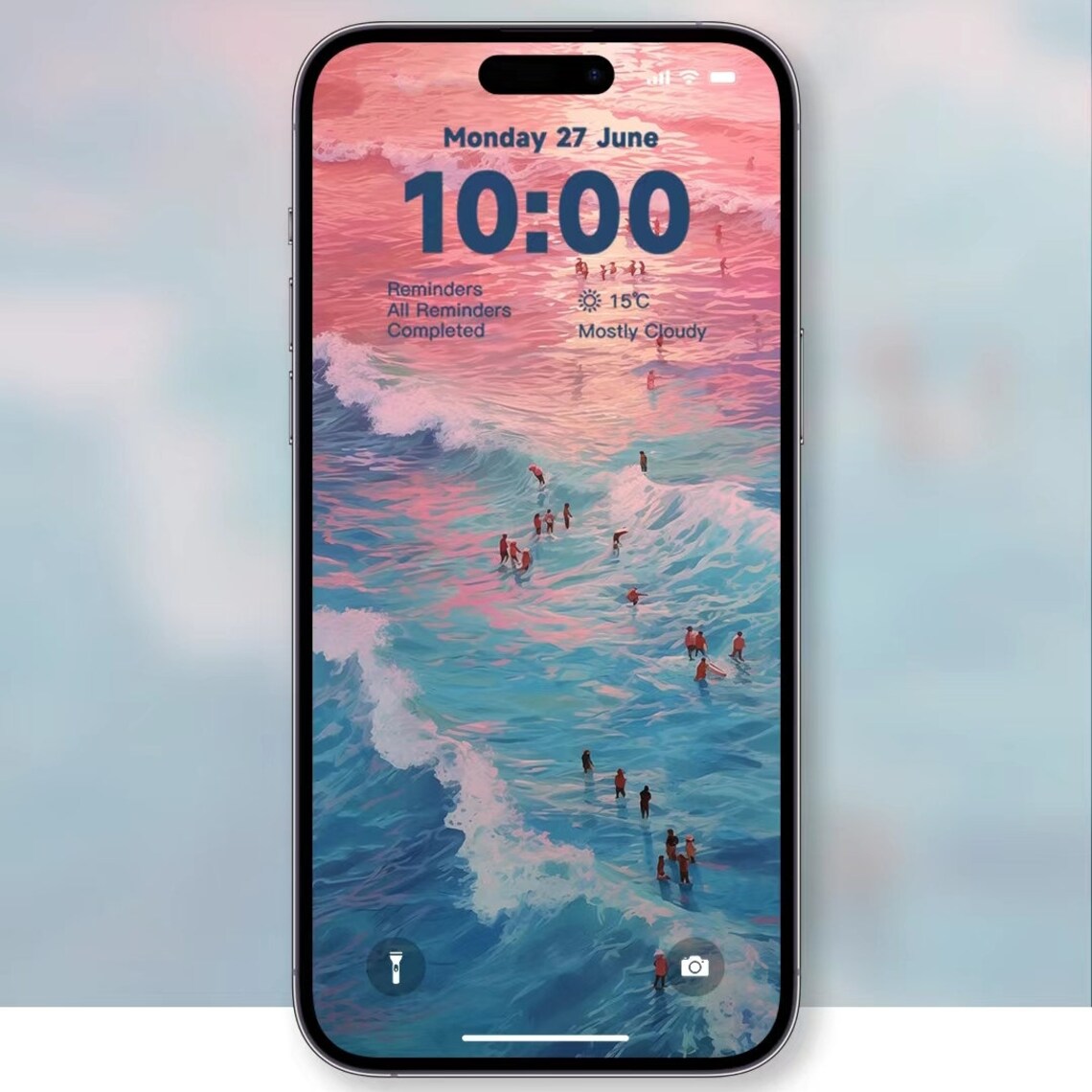 5 Digital Flowy Water Phone Wallpapers - Etsy