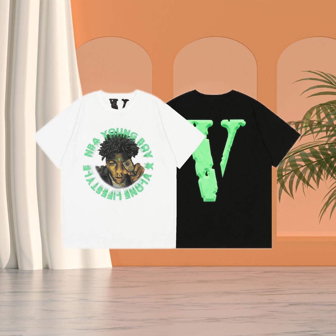 V-lone T-shirt, Big V Letter Printed V.lone Shirt, Fashion Casual ...