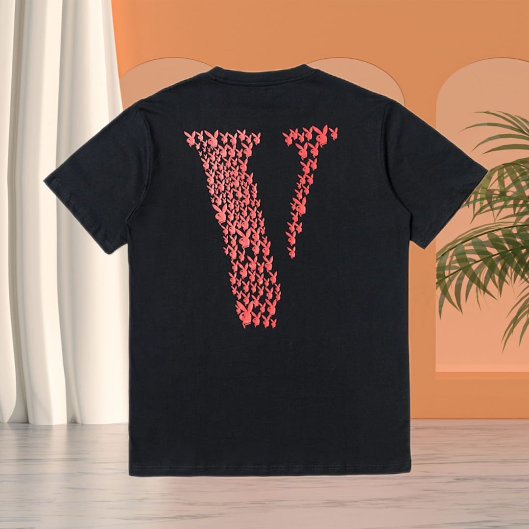 V-lone T-shirt, Big V Letter Printed V.lone Shirt, Fashion Casual ...