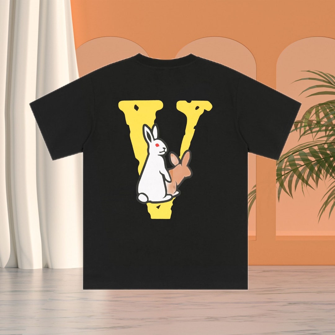 V-lone T-shirt, Big V Letter Printed V.lone Shirt, Fashion Casual ...